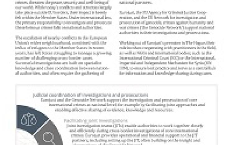 Supporting judicial authorities in the fight against core international ... Supporting judicial authorities in the fight against core international ...