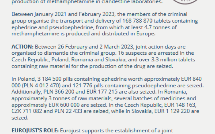 Crackdown on criminal network that produced and distributed ...