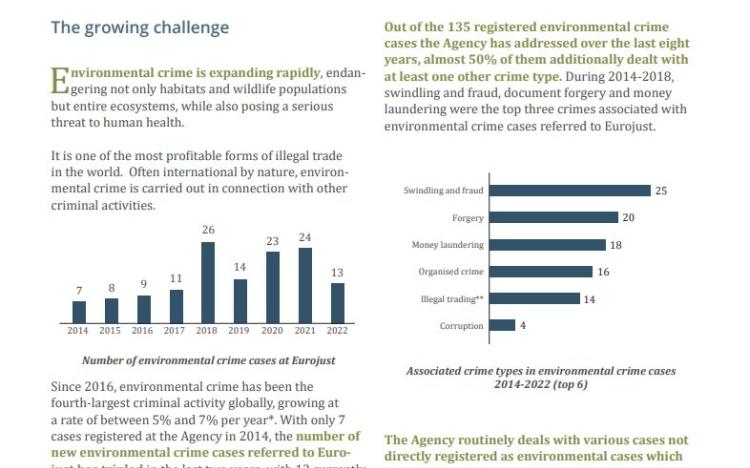 Supporting judicial authorities in the fight against environmental ... Supporting judicial authorities in the fight against environmental ...