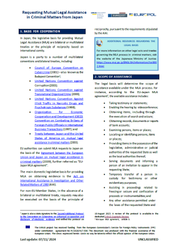 Requesting Mutual Legal Assistance in Criminal Matters from Japan ...