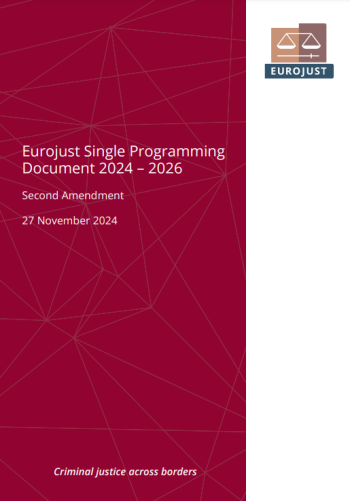 Eurojust Single Programming Document 2024 – 2026: Second Amendment | Eurojust | European Union ...