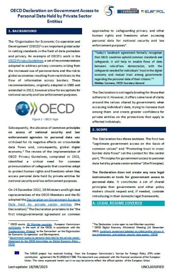 OECD Declaration on Government Access to Personal Data Held by Private ...