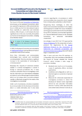 Second Additional Protocol to the Budapest Convention on Cybercrime and ...